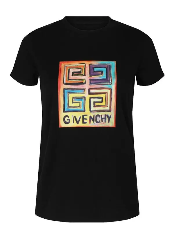 Givenchy X Josh Smith 4g Graphic T-shirt - Black