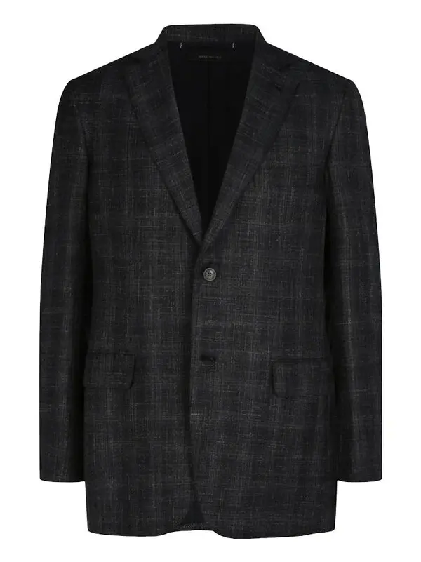 Givenchy Tweed Singlebreasted Blazer - Black