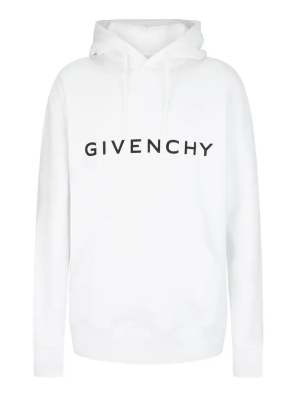Missoni Slim-fit Logo Print Hoodie - White