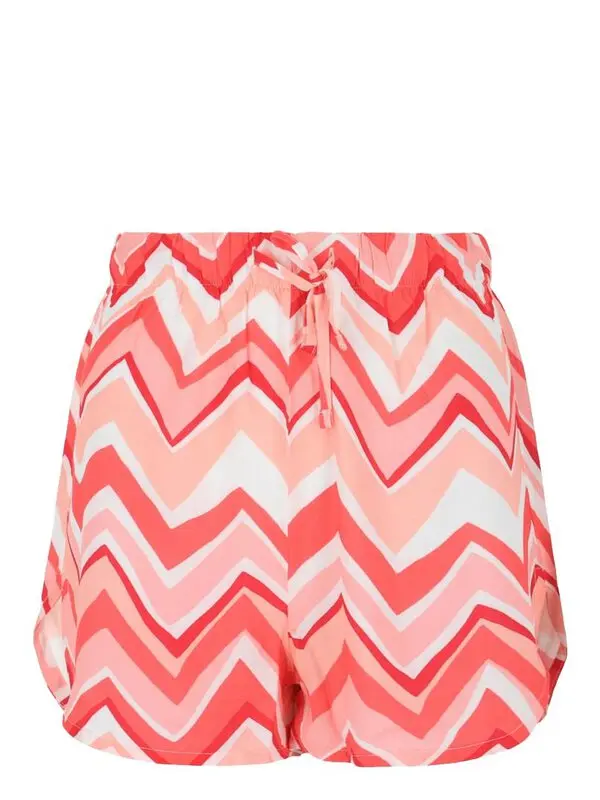 Missoni Striped Dolphin Hem Shorts - Pink White