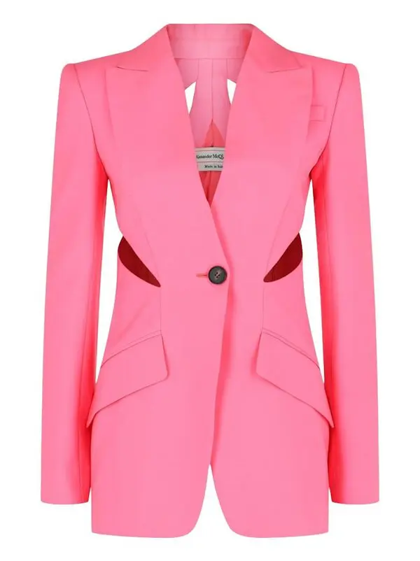 Brioni Slashed Single-breasted Blazer - Pink