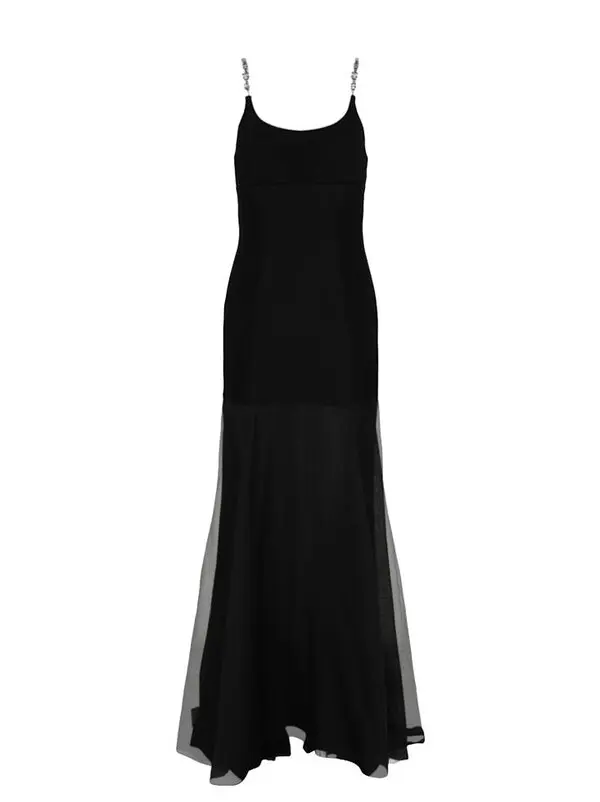 Brioni Crystal-embellished Gown - Black