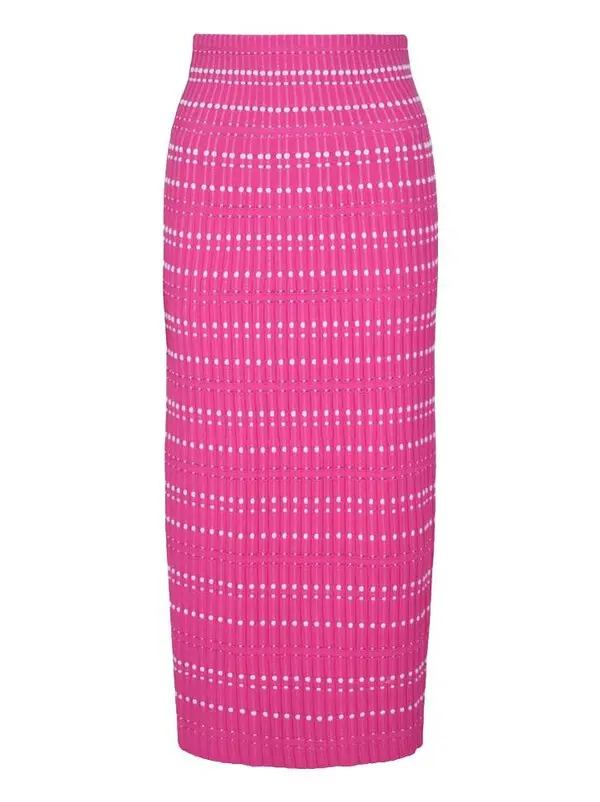 Missoni High-waisted Pencil Skirt - Pink White