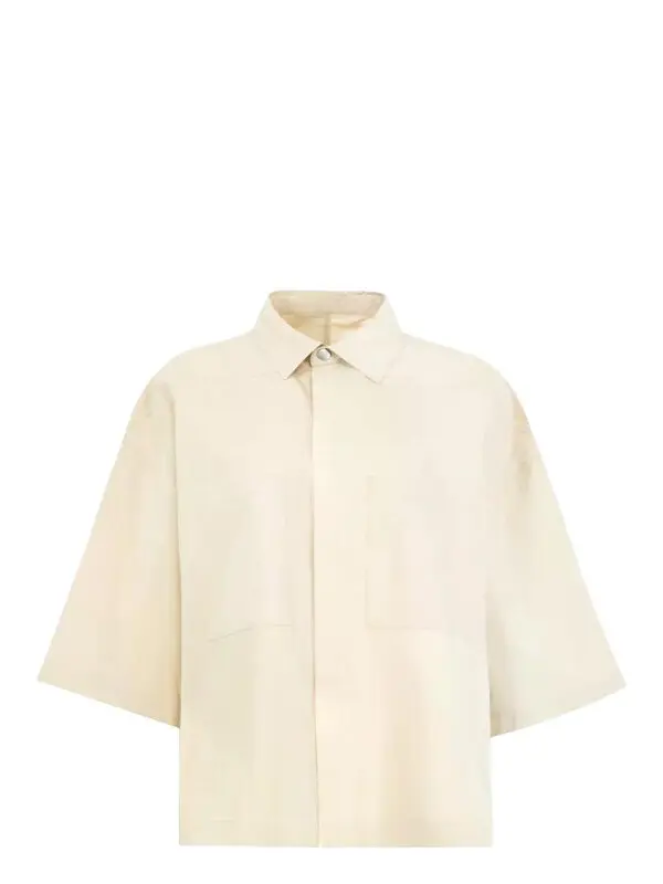 Rick Owens Tommy Pocket Shirt - Neutrals