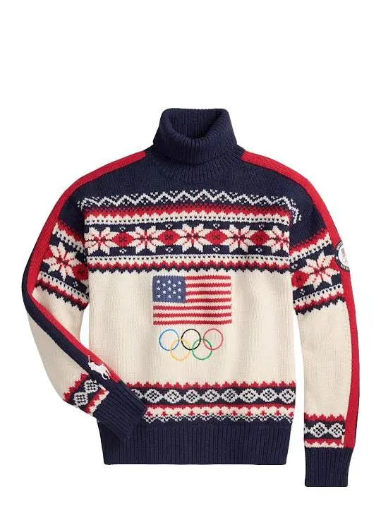 Polo Ralph Lauren Olympics Opening Ceremony Team Usa Sweater - Cream Combo