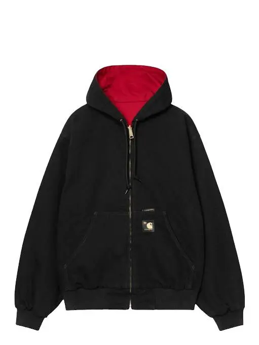 Carhartt Wip Og Active 50th Anniversary Edition Canvas Jacket - Black/usa Red
