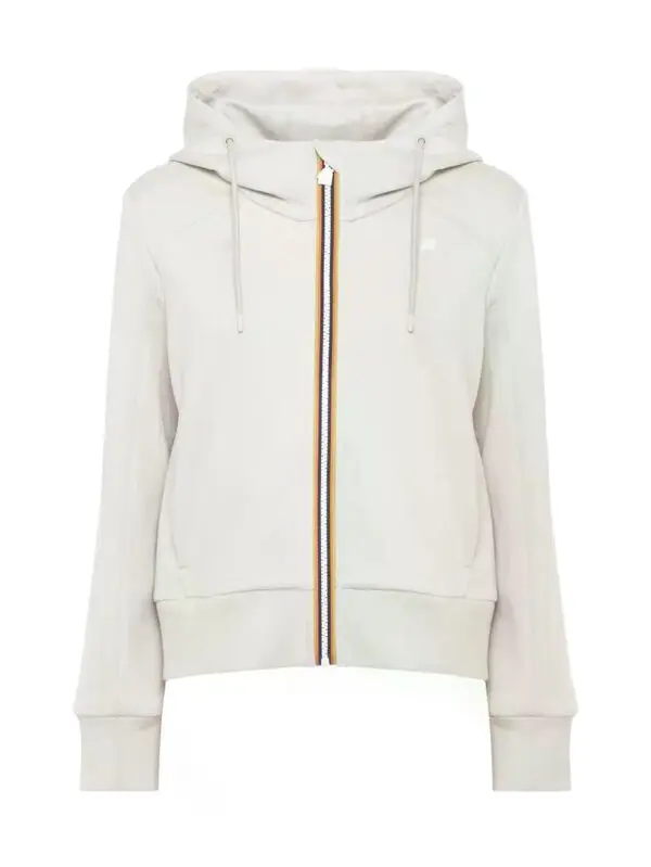 K-WAY Zip-fastening Hoodie - Neutrals