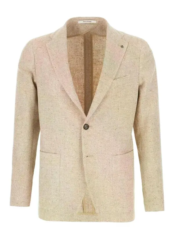 Tagliatore Herringbone Single-breasted Blazer - Neutrals