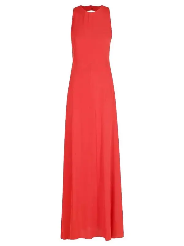 Erika Cavallini Cornelia Backless Maxi Dress - Red