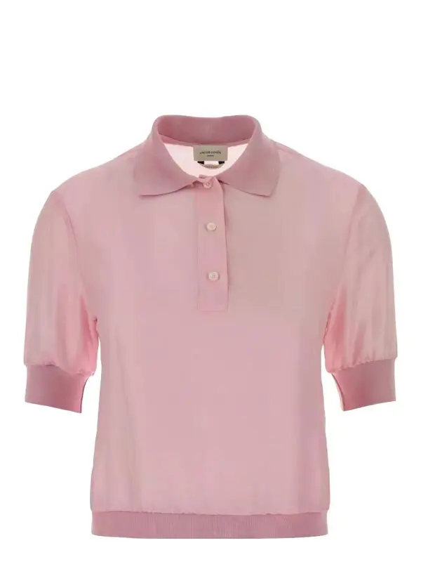 Jacob Cohen Fine-knit Polo Shirt - Pink
