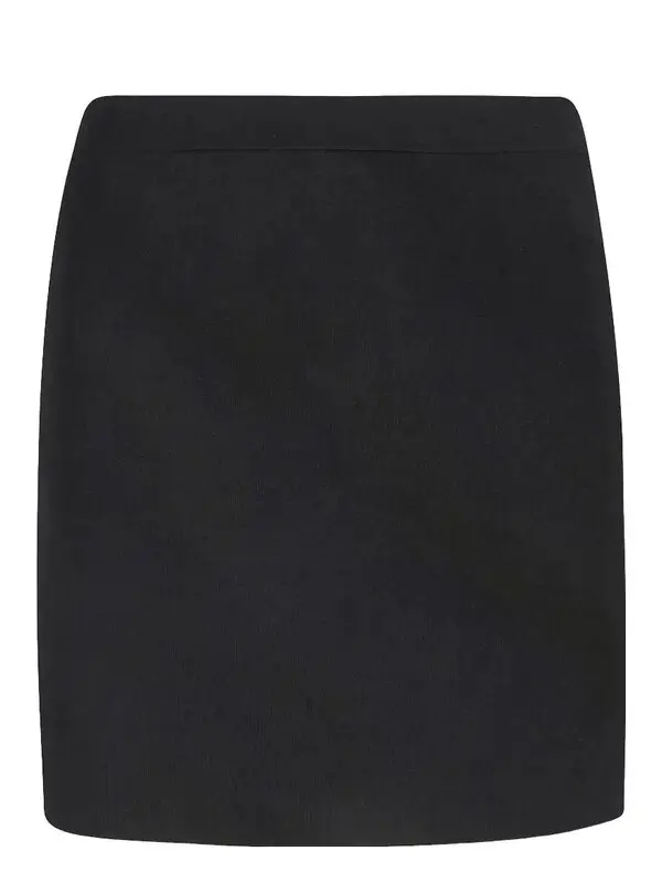 Alexander Wang Side-slit Mini Skirt - Black