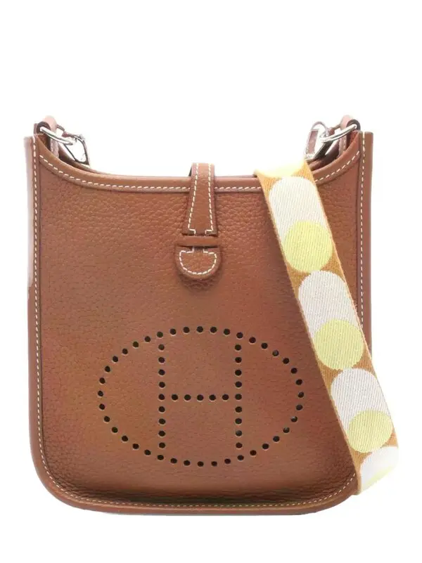 Hermès 2021 Clemence Evelyne Tpm Crossbody Bag - Brown
