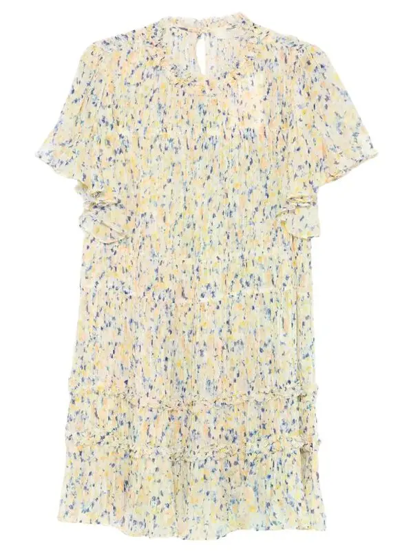 Ulla Johnson Rylan Floral Mini Dress - Neutrals