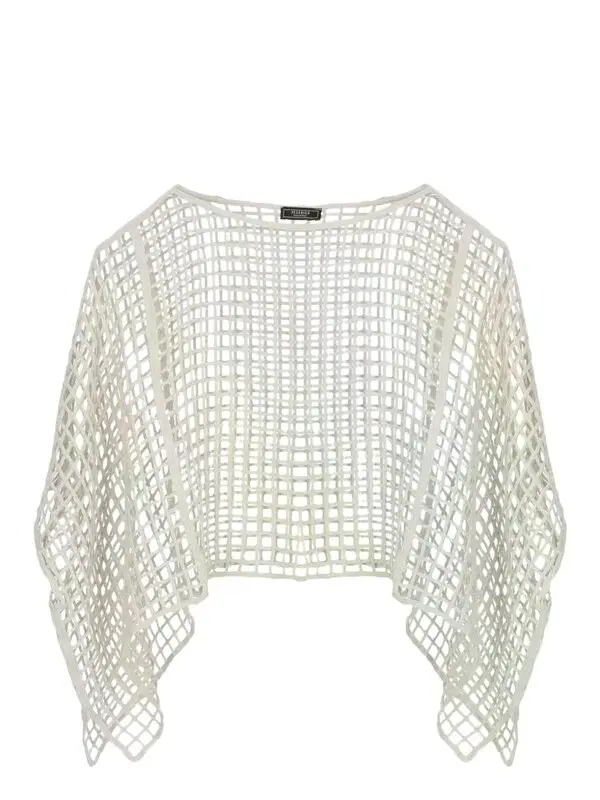 Peserico Aurea Open-knit Sweater - Neutrals