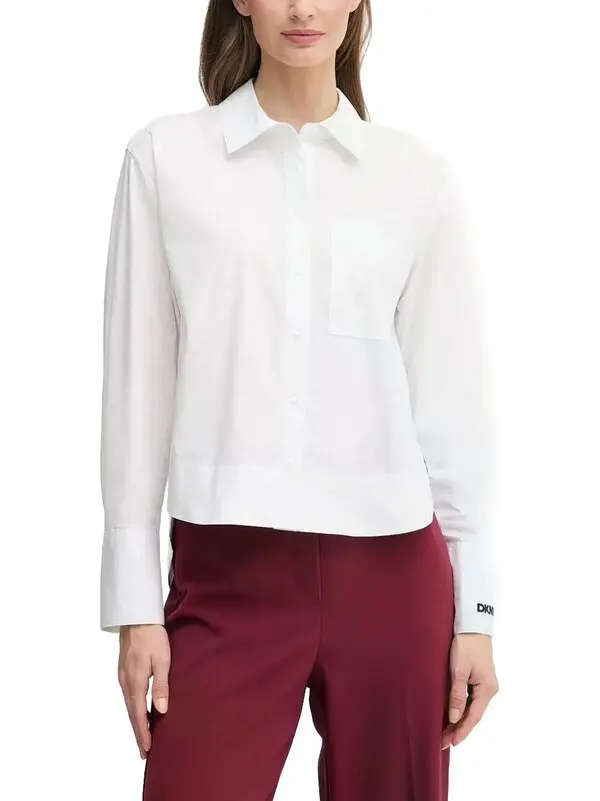 Dkny Patch-pocket Shirt - White