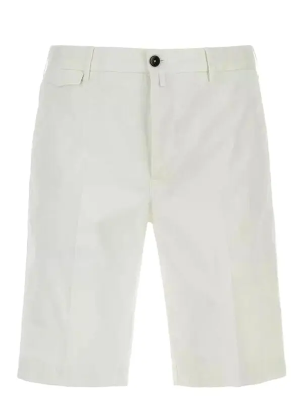PT TORINO Pressed-crease Shorts - White