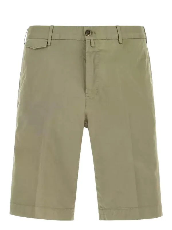 PT TORINO Pressed-crease Shorts - Green
