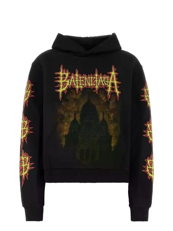 Balenciaga Sacré Coeur Hoodie - Black