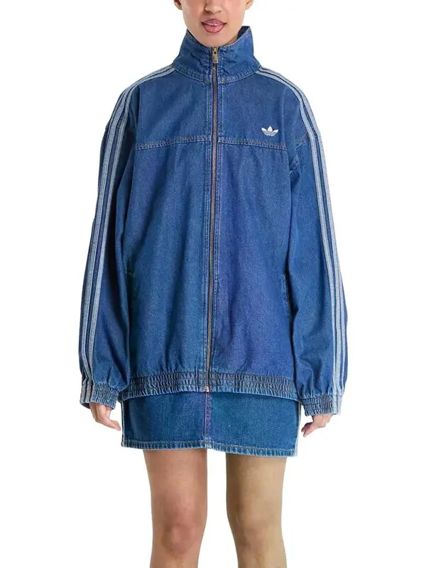 Adidas Firebird Adilenium Denim Jacket - Blue
