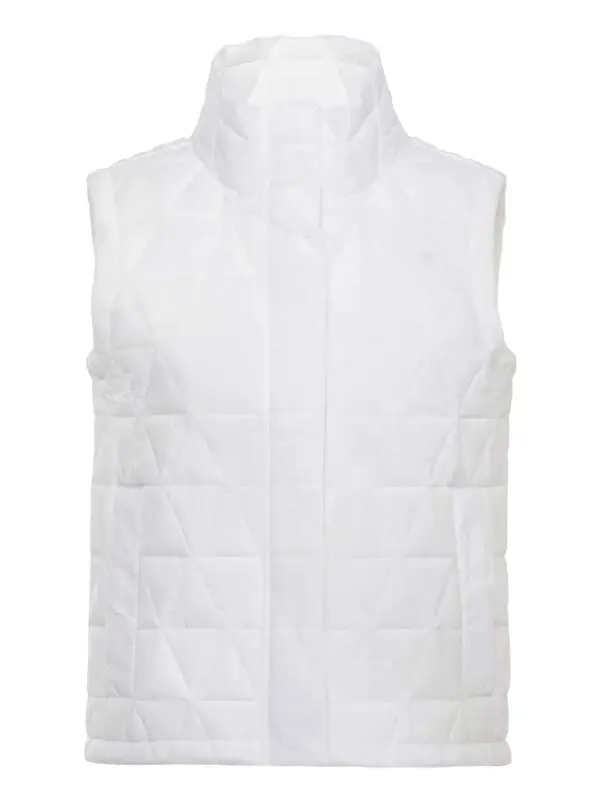 K-WAY Quilted Sleeveless Gilet - White