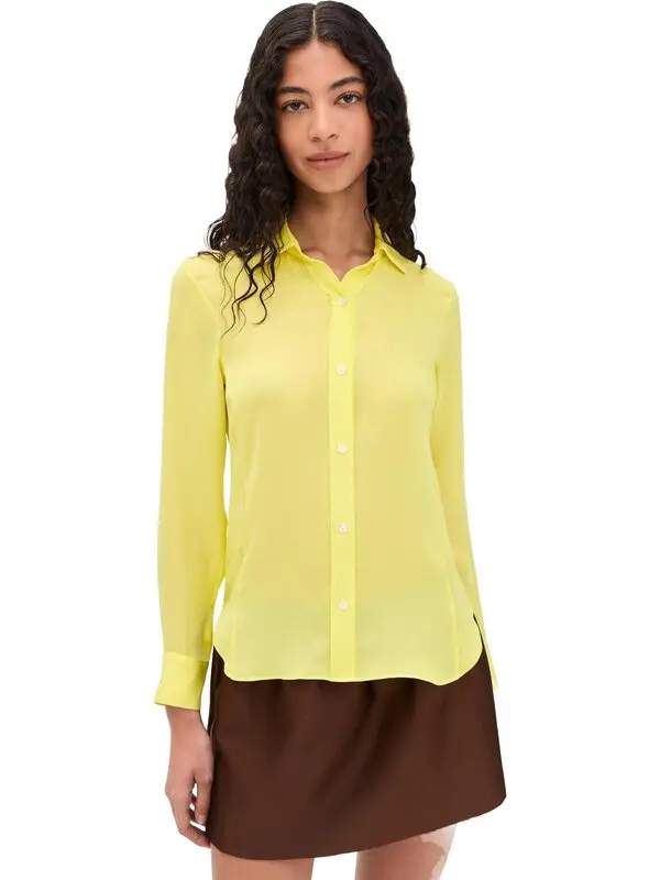 Renggli Georgette Button-up Shirt - Margarita
