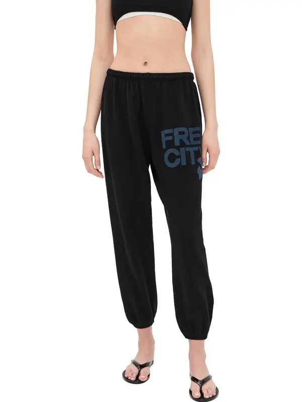FREECITY Stretch French Terry Sweatpants - Moonshadow