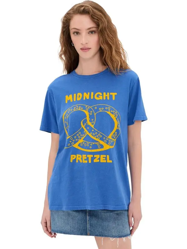 MOTHER The Rowdy T-shirt - Midnight Pretzel