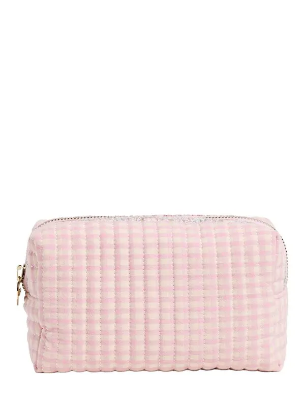 Stoney Clover Lane Small T Seam Pouch - Rose Gingham