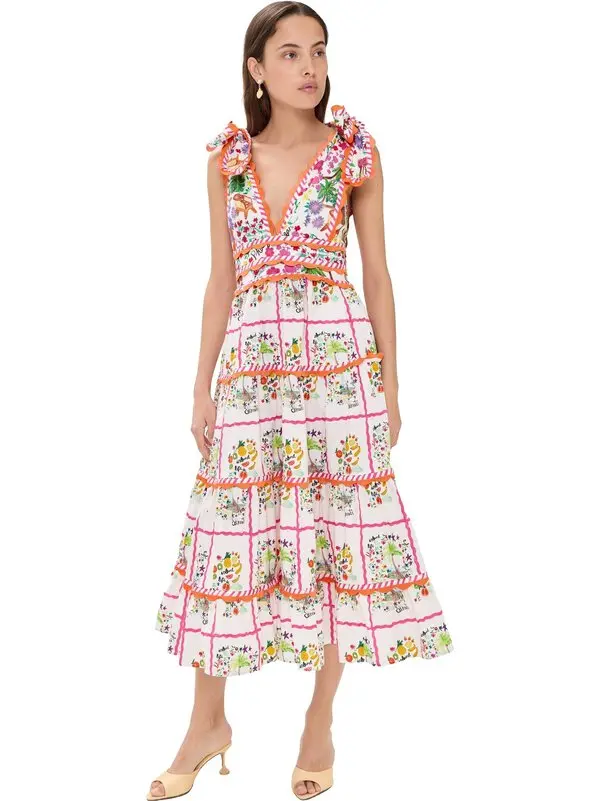 Celiab Chelili Printed Midi Dress - Multi