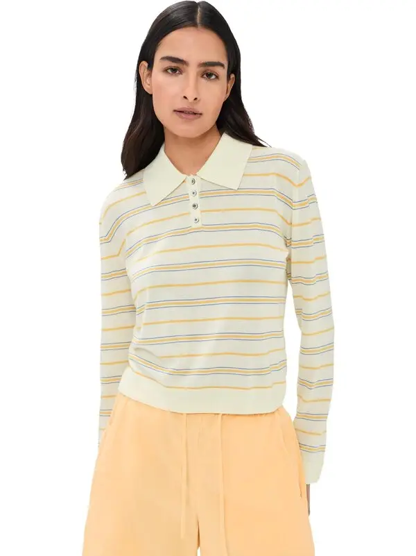 LESET James Stripe Polo - Soleil Stripe