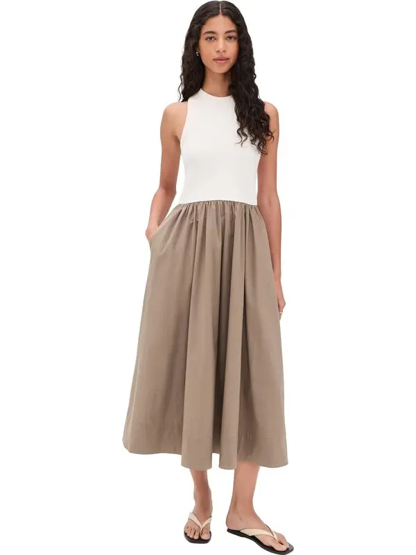 Sold Out NYC The Rsvp Maxi Dress - Cream & Stone