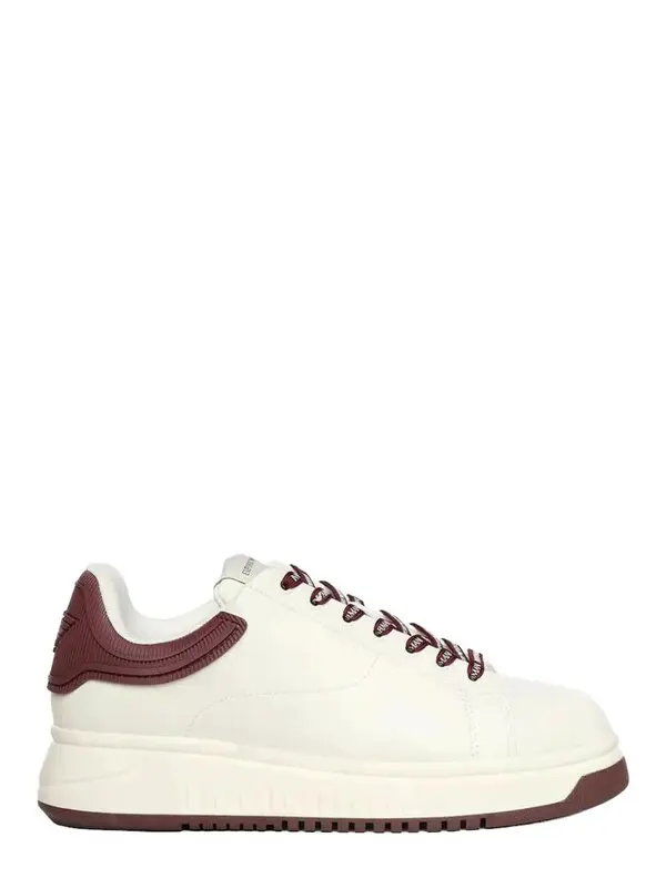 Emporio Armani Logo Lace-up Sneakers - White