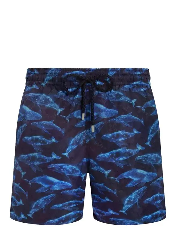 Vilebrequin Sparkling Whales Swim Shorts - Blue