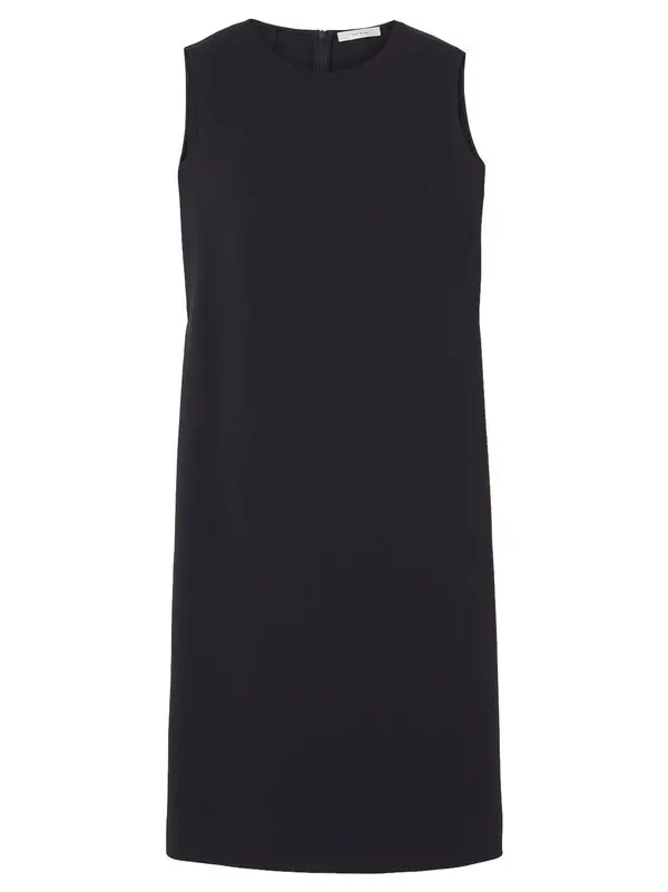 THE ROW Essentials Mirna Crepe Midi Dress - Blue