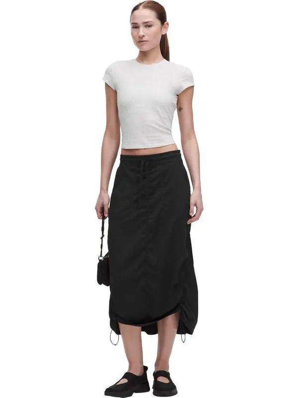 Lululemon Dance Studio Mid-rise Midi Skirt - Black