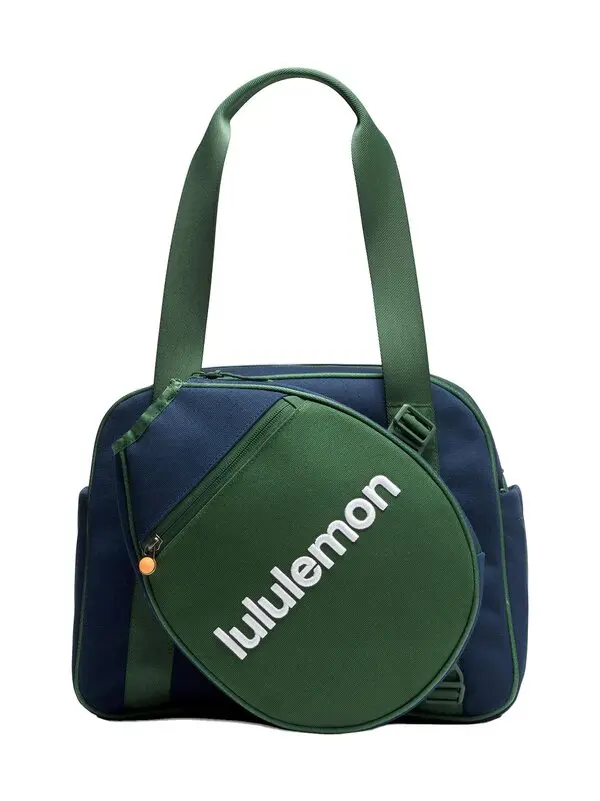 Lululemon Small Racket And Paddle Bag 16.5l - Club Blue/ivy Grove/white