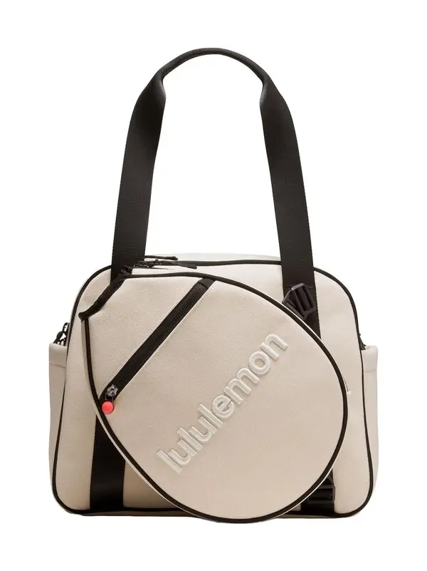 Lululemon Small Racket And Paddle Bag 16.5l - Natural/black
