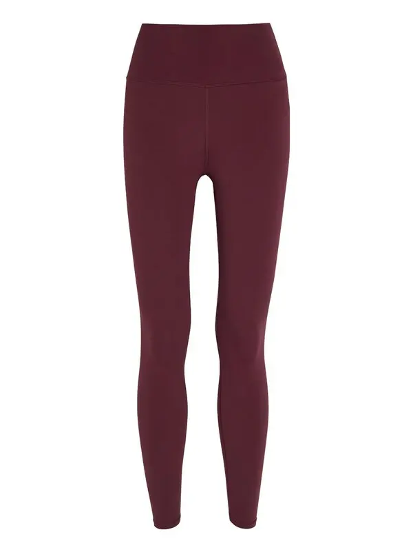 Vuori Allthefeels Stretch-jersey Leggings - Burgundy