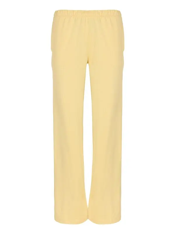Vuori Halo Modern Straight-leg Jersey Sweatpants - Yellow