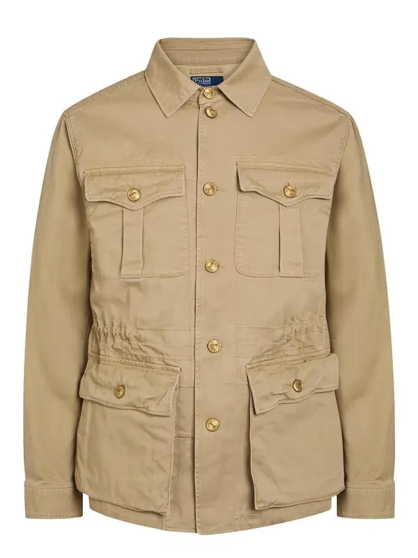 Polo Ralph Lauren Cotton-twill Utility Jacket - Tan