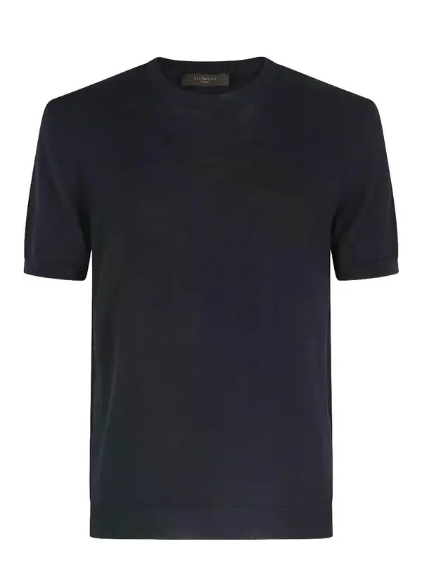 ZANONE Crewneck Short-sleeve T-shirt - Blue