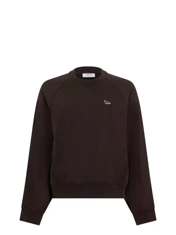 Maison Kitsuné Fox Motif Sweatshirt - Brown