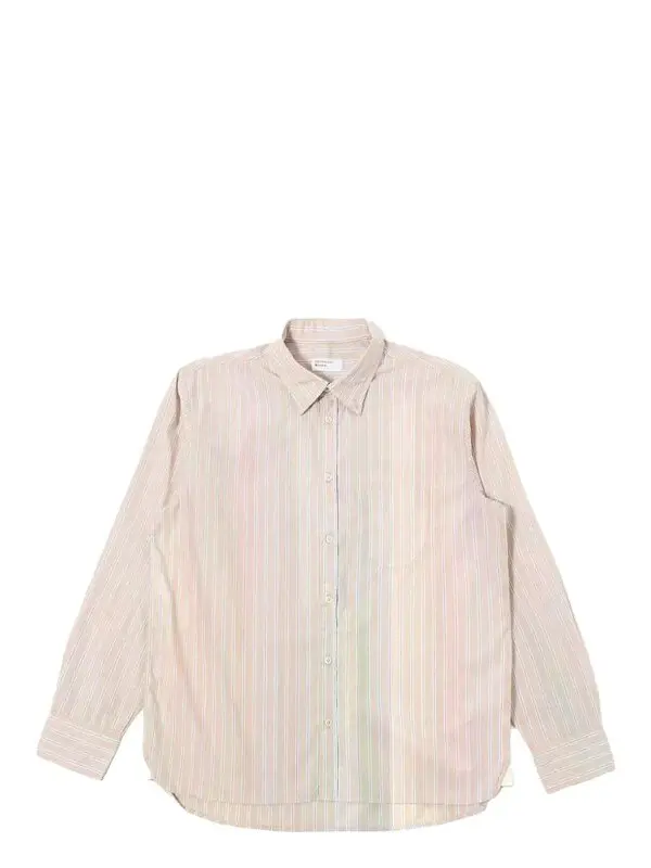 Universal Works Lazy Day Striped Pocket Shirt - Neutrals