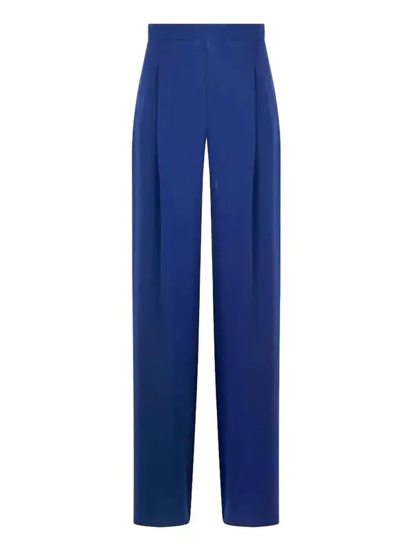Max Mara Pleated Trousers - Blue