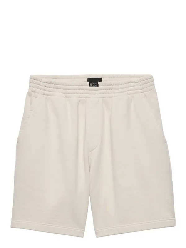 Prada Cotton Bermuda Shorts - Neutral