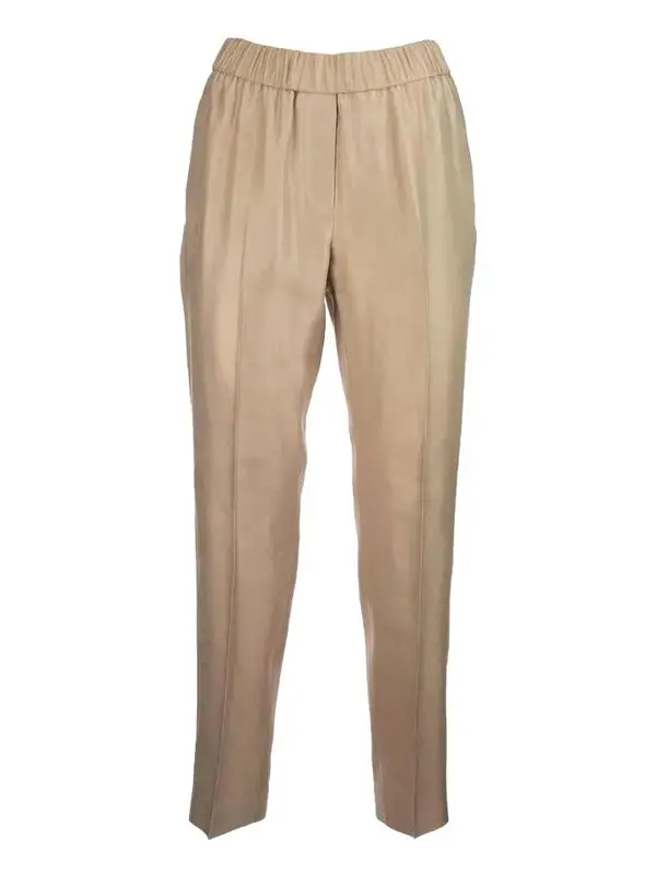 Peserico Elastic-waistband Trousers - Neutrals