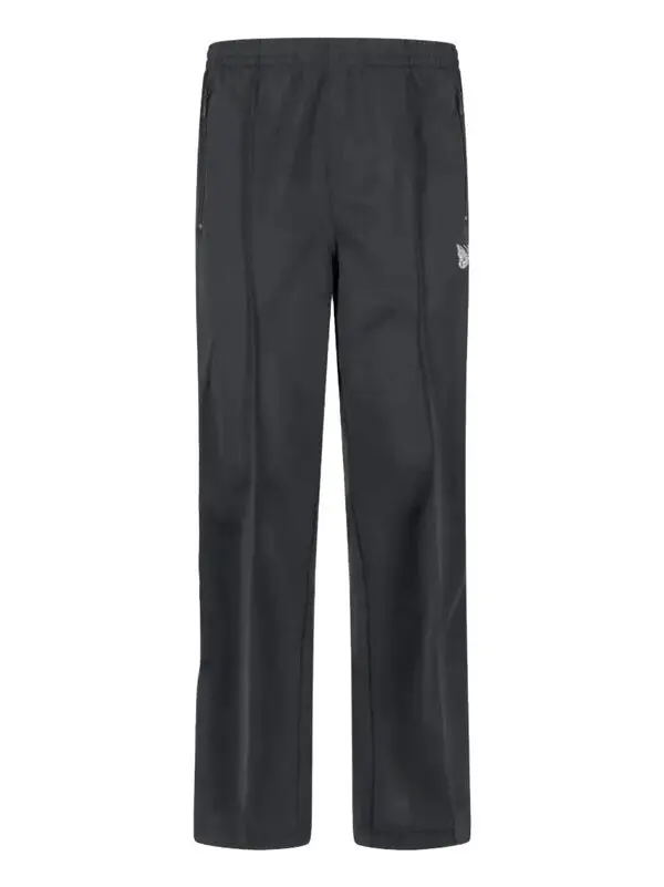 Needles Logo Striped Track Pants - Black