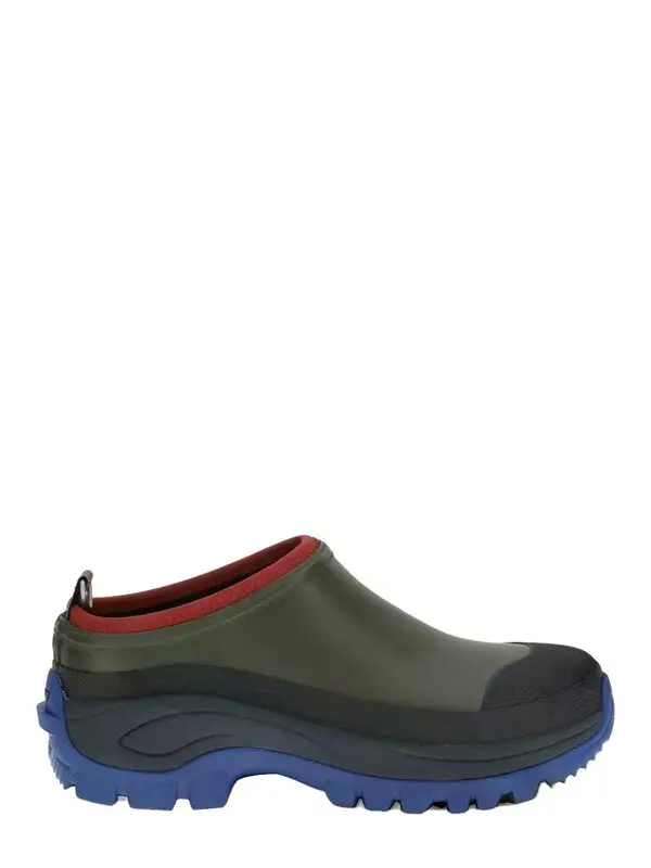 Barbour Round Toe Slides - Green