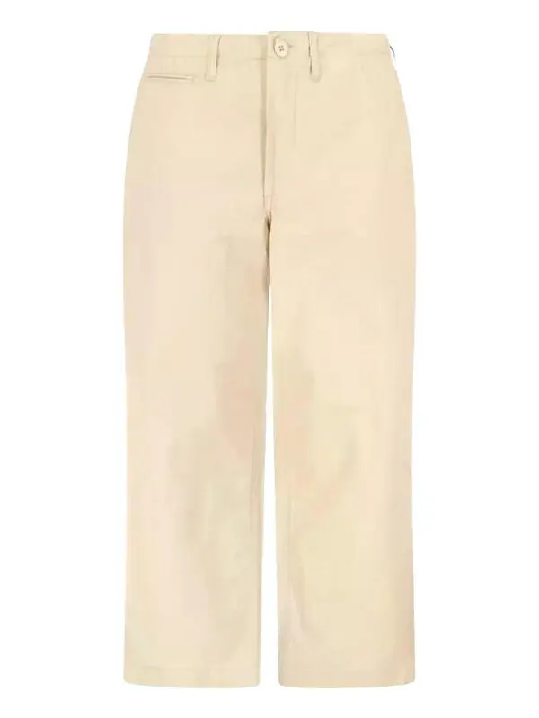 ROY ROGER'S Cotton Trousers - Neutrals