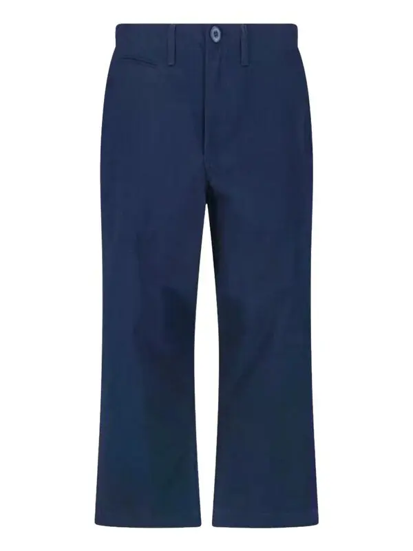 ROY ROGER'S Cotton Trousers - Blue